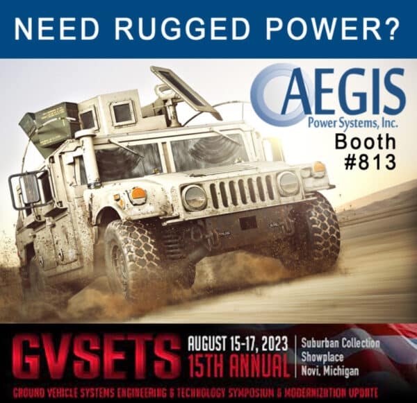 Visit Aegis at GVSETS Exhibition for the Latest Power Technologies ...